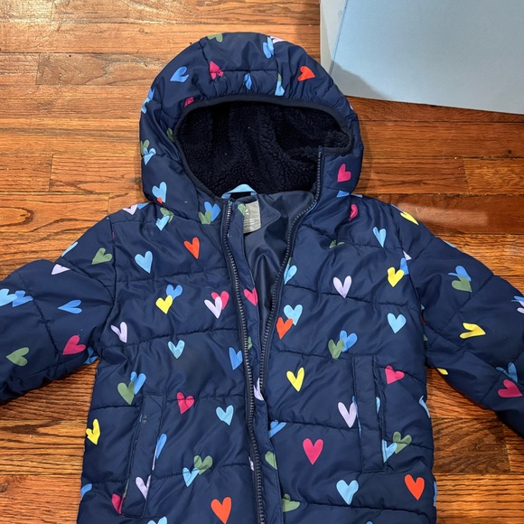 Primary | Jackets & Coats | Primary Kids Parka Puffer Coat In Navy ...